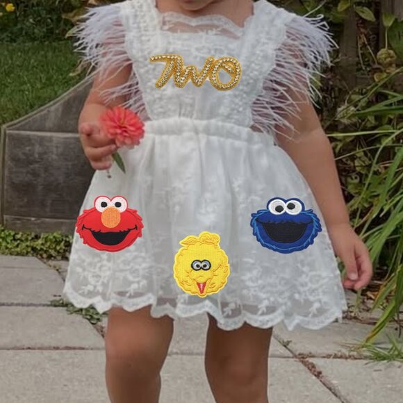 boutique | Dresses | Elmo Dress Smash Cake Second Birthday Outfit ...